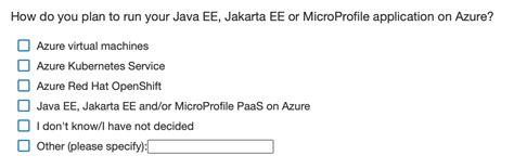 5 Minute Azure Survey Java Ee Jakarta Ee And Microprofile Foojay