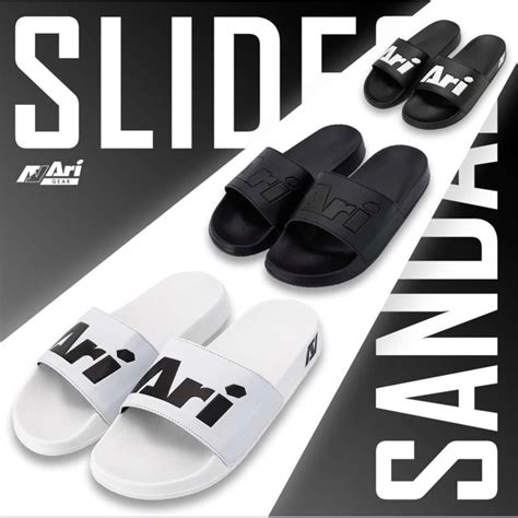 Ari Slide Sandals รองเท้าแตะอาริ ของแท้ เพิ่มค่าธรรมเนียมshopee 5 Shopee Thailand