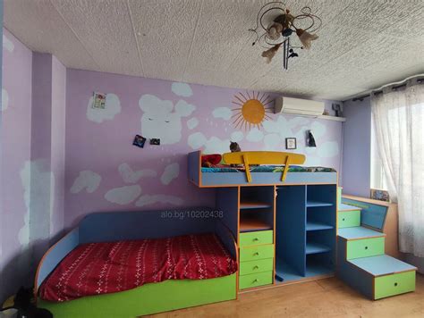 Обзавеждане детска стая двуетажно легло комплект Детско легло детско креватче Мебели за