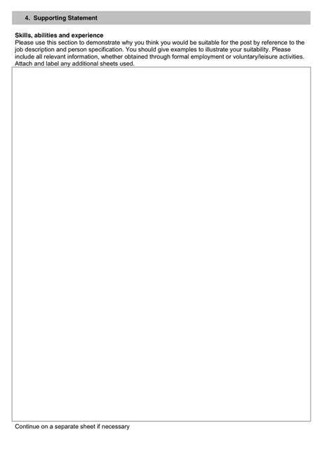 Job Application Form Template In Word And Pdf Formats Page 5 Of 8