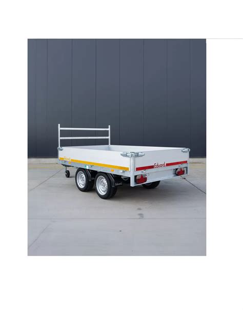 Plateauwagen Ongeremde Dubbelasser Eduard Aanhangwagens