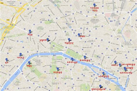 해외여행준비 프랑스 파리 지도 네이버 블로그