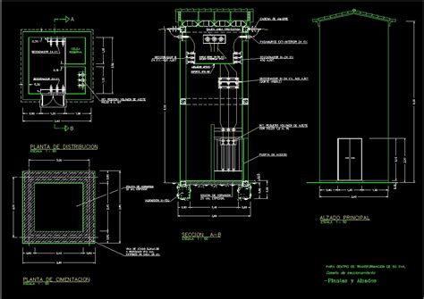 Cabin Of Works´switch Dwg Section For Autocad • Designs Cad