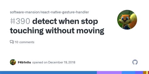 detect when stop touching without moving · issue 390 · software