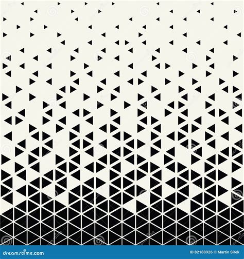 Abstract Geometric Hipster Fashion Design Print Triangle Pattern Stock Vector Illustration Of