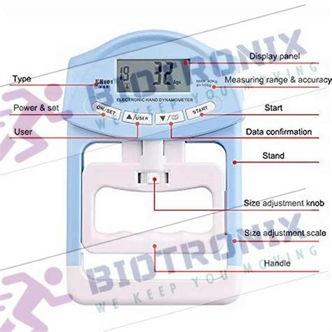 Professional Digital Hand Dynamometer For Rehabilitation And