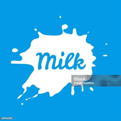 배지 우유 스플래시와 블롯은 배경에 격리됩니다 엠블럼 클린 개체 그룹에 대한 스톡 벡터 아트 및 기타 이미지 개체 그룹 건강관리와 의술 건강한 생활방식 Istock