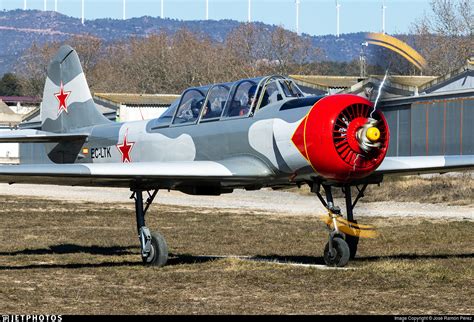 Ec Ltk Yakovlev Yak 52 Private José Ramón Pérez Jetphotos