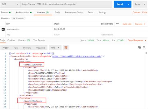 How To Get Blob Containers List That I Have Access With My Storage Aad Access Token Stack