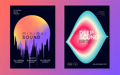 네온 페스트 프레젠테이션 개념에 대한 기하학적 배경입니다 모던 하우스 이벤트 사운드 및 콘서트 레이아웃 초대를 위한 선형 아트입니다 블랙 앤 오렌지 네온 페스트 Dj에 대한