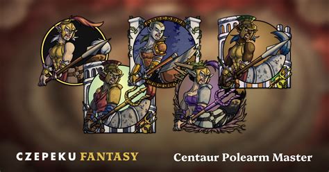 Centaur Polearm Master Token Builder Customize And Randomize Czepeku Tokens