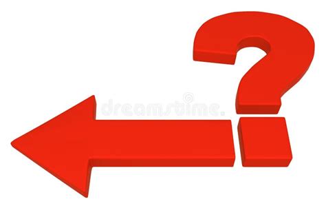 Arrow And Question Mark Stock Vector Illustration Of Arrow 28261473