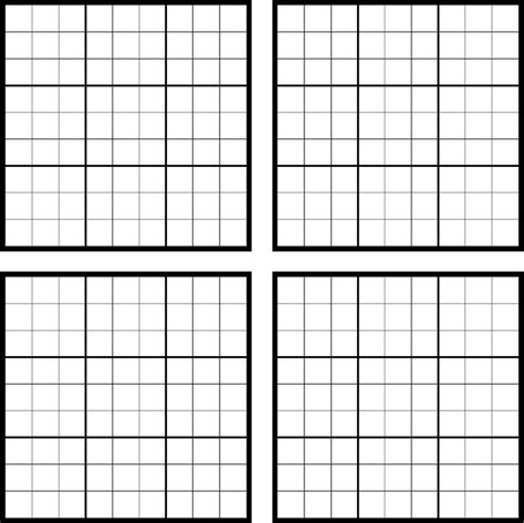 Sudoku Grids Printable Template Business Psd Excel Word Pdf