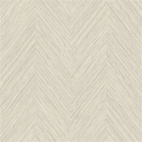 Abilene Graphite Line Textile String Herringbone Wallpaper