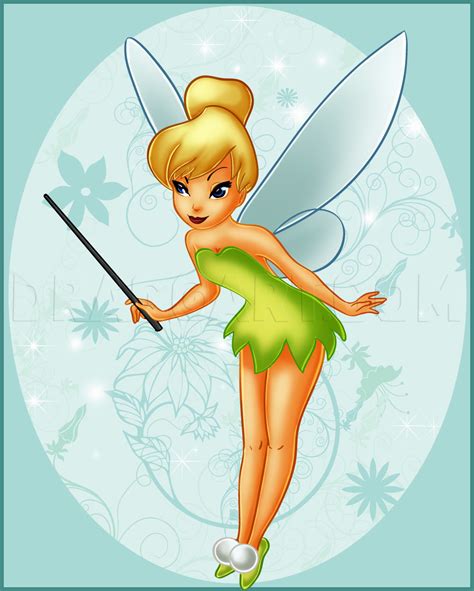 How To Draw Tinkerbell And Her Friends