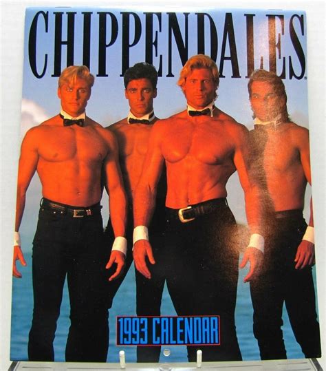 1993 Chippendales Calendar 1992844107