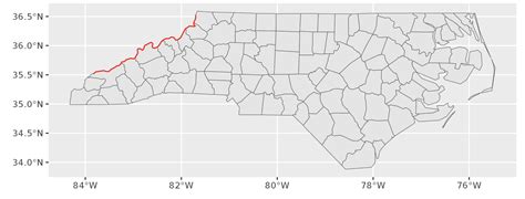 r how can i color the border line differently between two points on a map made with geom sf