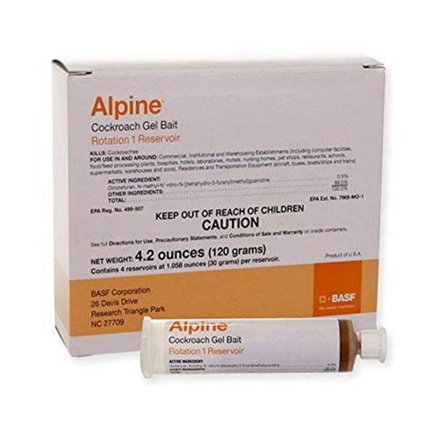 Alpine Roach Gel Bait Rotation 1 Reservoir Free Shipping