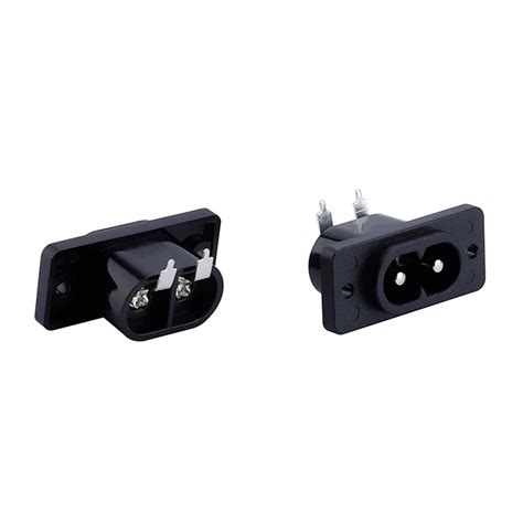 Black 3 Pin Iec320 C6 Inlet Plug Power Socket Ac 250v 2 5a Buy Ac Power Socket Black Iec320