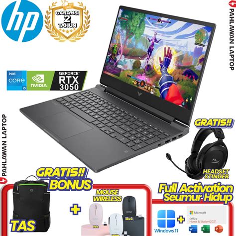 Laptop Hp Victus Gaming Fa Tx Core I H Vga Nvidia Rtx Ram Gb Ssd Gb Mica