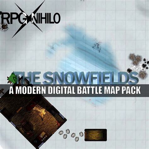 Modern Snowfield Battle Map