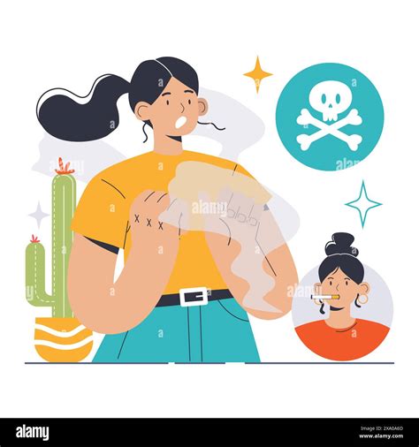 Nicotine Replacement Therapy Concept Woman Showcases Patch On Wrist Journey To A Smoke Free