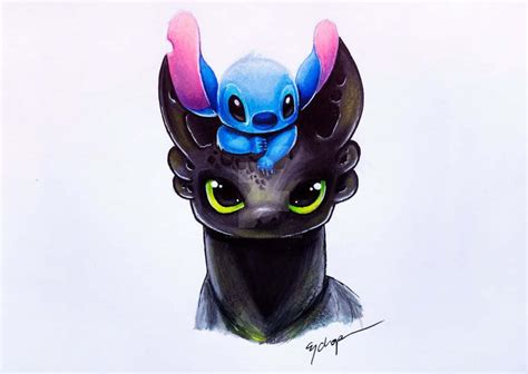 100 Toothless And Stitch Wallpapers