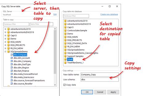 Copy Sql Server Table
