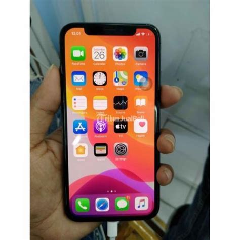 Hp Bekas Iphone X Gb Gray Inter Aman Normal Harga Murah Di Jakarta Tribunjualbeli Com