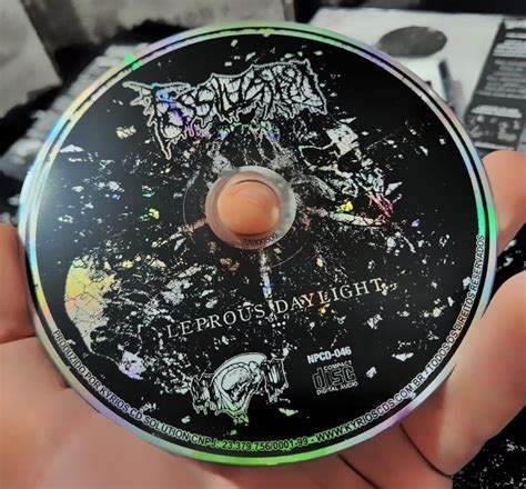 Npcd 046 Fossilization Leprous Daylight Com Poster Gigante Nihil Productions