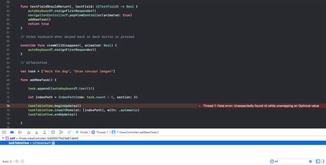 Ios IBOutlets Are Connected In Storyboard And Are Equal To Nil Null Pointer Error Stack