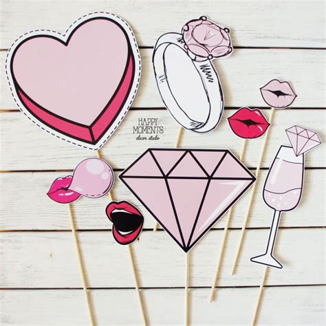 Набор фотоаксессуаров для девичника купить Украина Таблички для фотосессии купить Киев Магазин