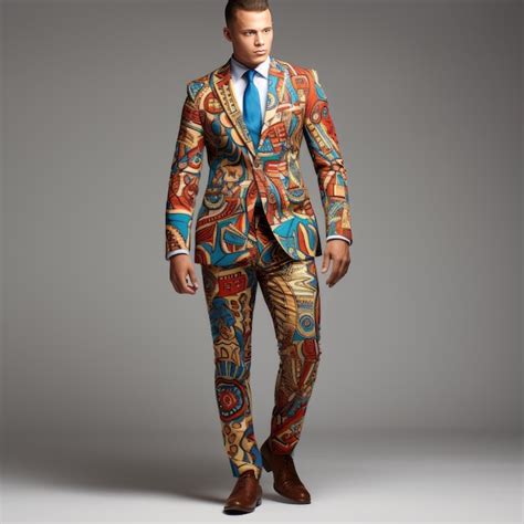 Premium Photo Unleash Your Inner Funk With Funkypop Mans Suits Ethno