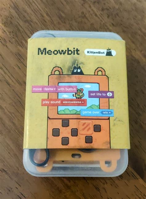 Meowbit Kittenbot Codable Microsoft Arcade Console Hobbies And Toys Stationery And Craft