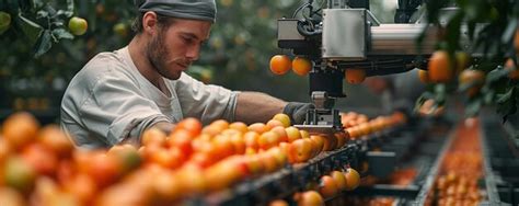 Premium Photo Autonomous Fruit Picking Robots Background