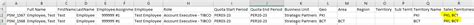 Putting Values In Territory Field From Multiple Quota Assignment Rows Of An Employee Into One