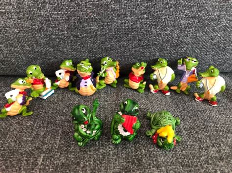 Vintage Kinder Surprise Egg Toys Crazy Crocdiles Terrapins Turtles