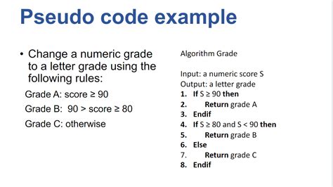 Pseudocode Algorithm Examples