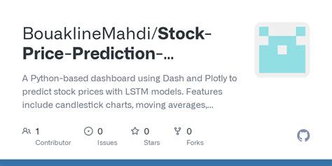 GitHub BouaklineMahdi Stock Price Prediction Portfolio Management Dashboard A Python Based