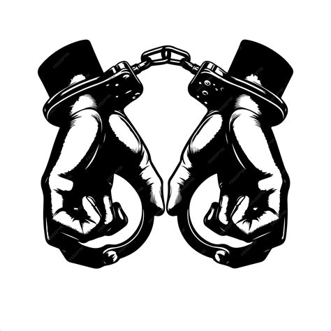 Premium Vector Handcuffs Icon Vector Illustration Symbol Design