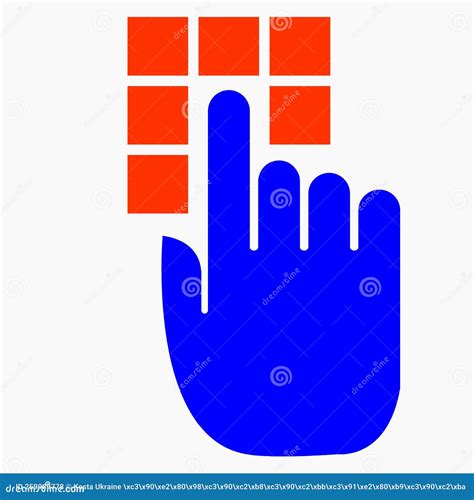 Hand Dialing Code Stock Vector Illustration Of Protection 259989778