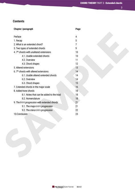Chord Theory Part 3 Extended Chords Qjamtracks Guitar Tutorials