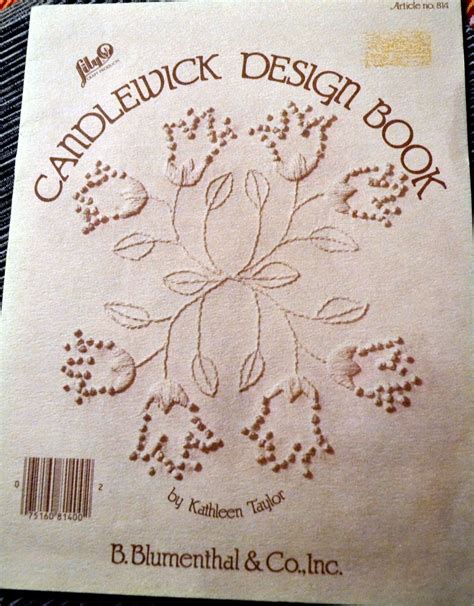 Candlewick Design Book By Kathleen Taylor Bblumenthal Etsy Bordado