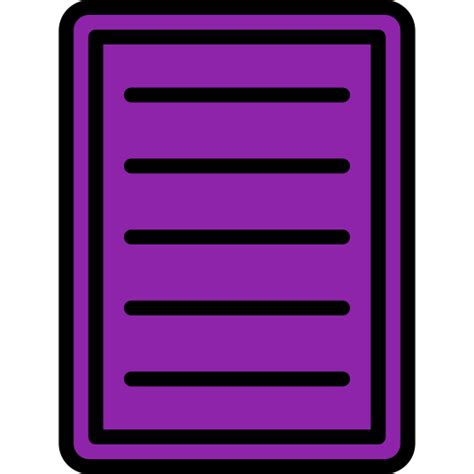 Document Generic Outline Color Icon