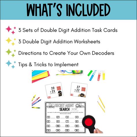 Secret Agent Double Digit Addition Shop Lucky Learning With Molly Lynch