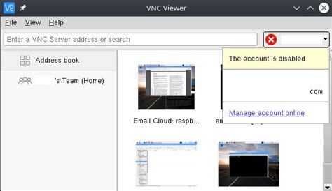 Raspbian Vnc Viewer Account Disabled Raspberry Pi Stack Exchange