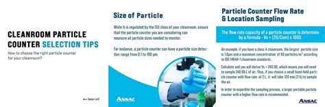 Articles Cleanroom Particle Counter Selection Tips