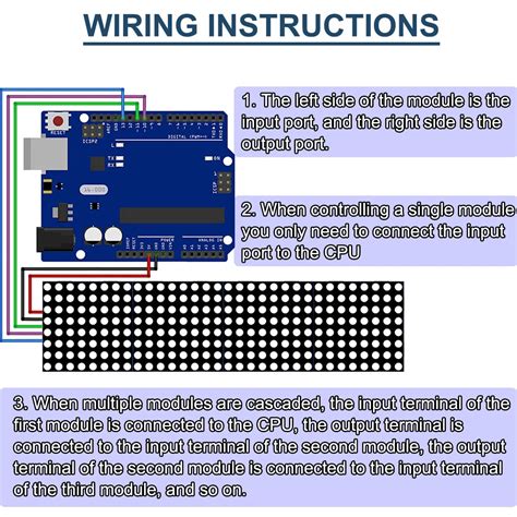 Daokai 7219 Dot Matrix Module 8 X 32 Mcu Control Driver