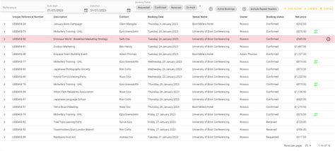 Bookings Switch Documentation