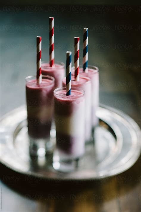 Homemade Frozen Yogurt Fruit Pops By Stocksy Contributor Cwp Llc